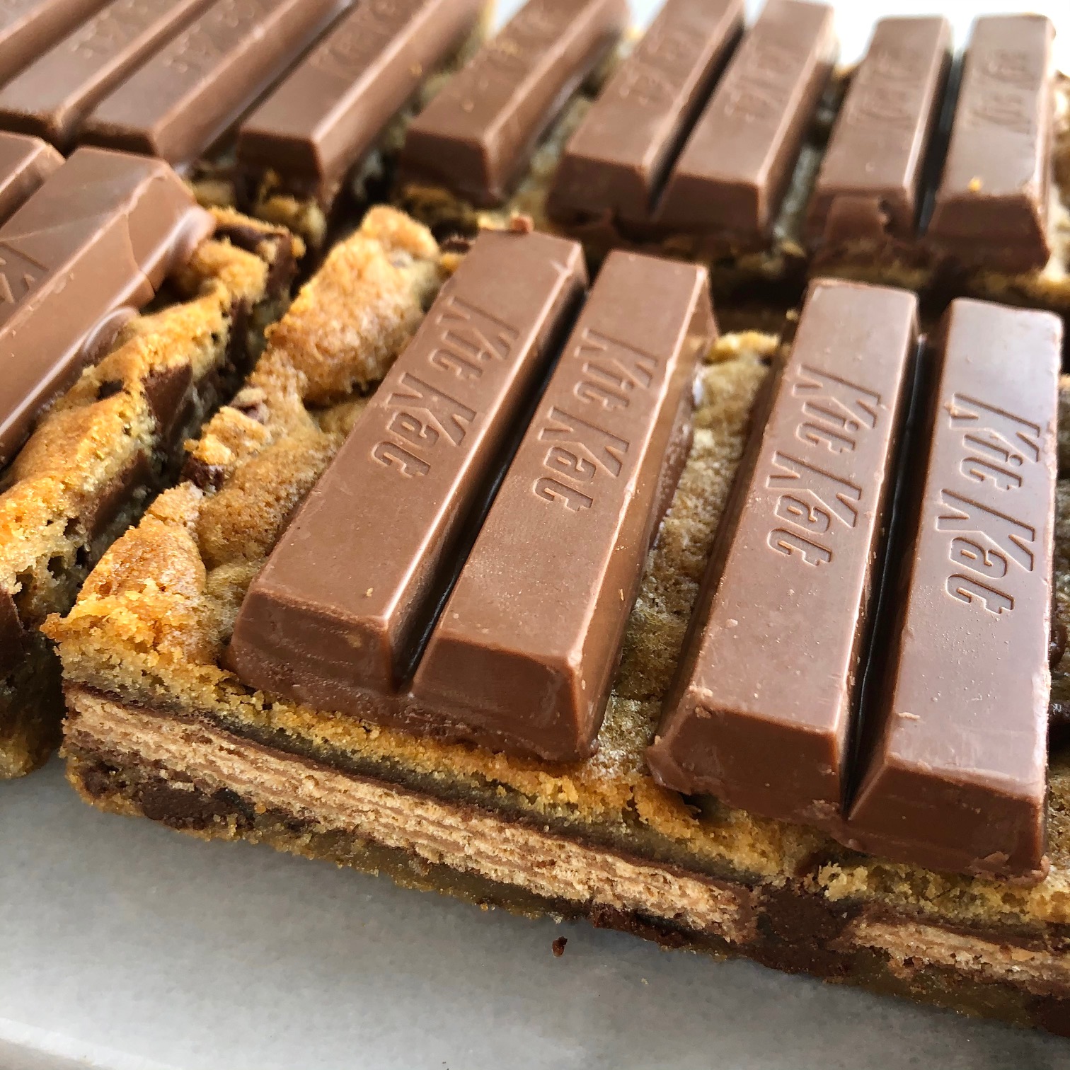 Kit Kat Bar Recipe Loaf Pan Homemade Kit Kat Bars With Ritz Cookie